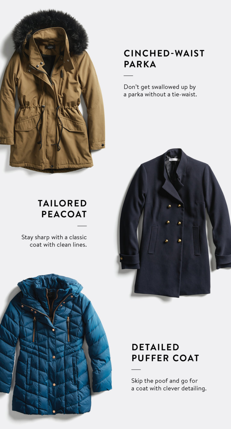 What are the best coats for petite ladies?